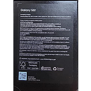 Galaxy S22 Cell Phone, Factory Unlocked Android Smartphone, 128GB, 8K Camera & Video, Night Mode, Brightest Display Screen, 50MP Photo Resolution, Long Battery Life, US Version