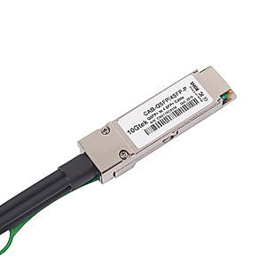 10Gtek 40G QSFP+ to 4xSFP+ Breakout DAC - 40GBASE-CR4 Passive Direct Attach Copper Twinax QSFP to SFP Cable for Mellanox MC2609130-001 Devices, 1-Meter(3.3ft)
