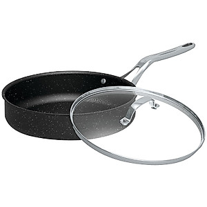 11 in. Deep Fry Pan with Glass Lid