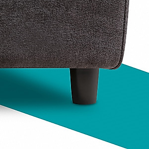 BALUS Modern Convertible Sectional Sofa,3 Seat Sofa+1 Chaise, L Shaped Corner Sleeper Sofa Couch,Modular Sectional Couches with Wood Legs for Living Room, Dark Grey