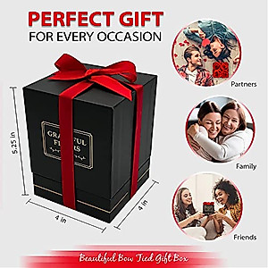 Chloe's Graceful Fleurs | Real Roses that Lasts for Years | Fresh Flowers for Delivery Prime Birthday | Birthday Gifts for Women | Preserved Roses in a Box | Forever Rose Box | Mothers Day Gifts (Red)