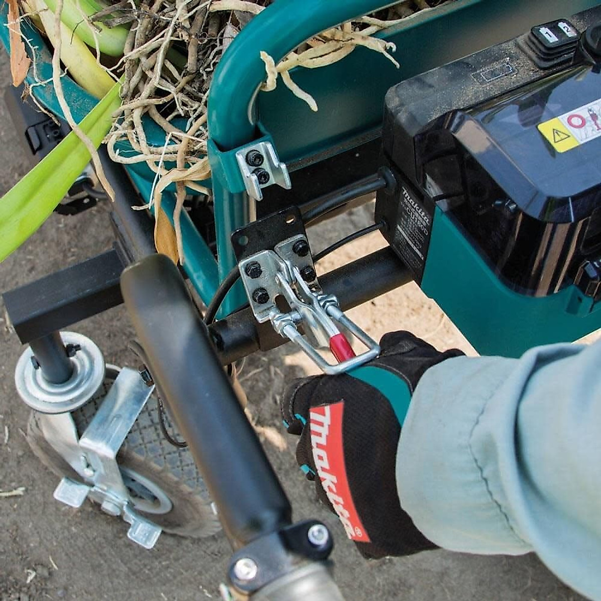 Makita XUC01X2 36V (18V X2) LXT® Brushless Power-Assisted Flat Dolly, Tool Only