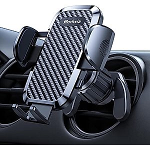 Rorhxia Car Vent Phone Mount, [Wing Support, Doesn't Slip&Drop, Enjoy Safe Driving] Cell Phone Holder for Car Compatible with iPhone 14, 13, 12 Pro Max, Samsung Galaxy S23 S22, and All Phones