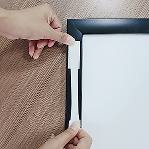 48-Pairs(96 Strips) Small Picture Hanging Strips Heavy Duty,Removable Hook and Loop Tape, Picture mounting Strips,Perfect for Wall Art Hanging Frames, Posters