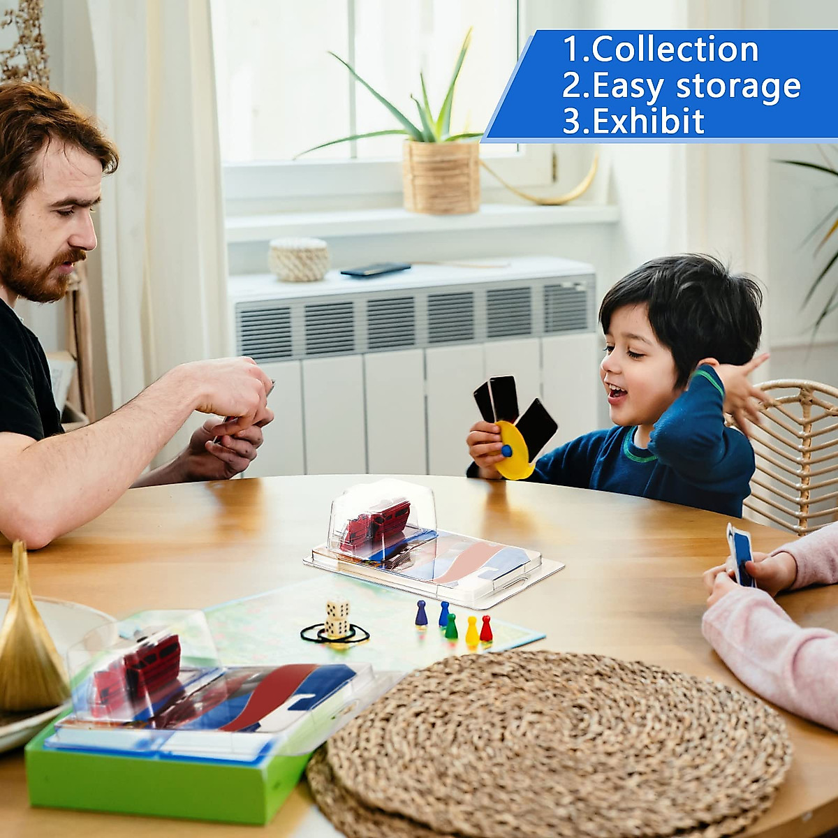 Tatuo 12 Pieces Protector Case Compatible with Hot Wheels Protector Packs for Display Storage, 6.5" x 4.25"