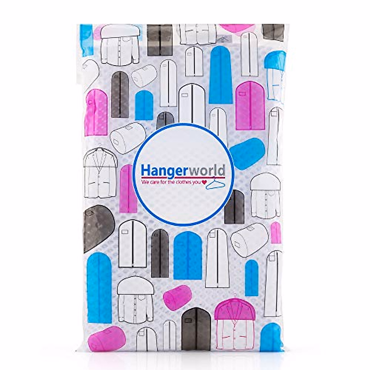 HANGERWORLD Professional Mesh Net Wash Laundry Bag with Zipper - For Socks Delicates and Baby Clothes - White, 24in x 17.5in