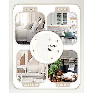 20 Pack Flea Trap Refill Discs Replacement Glue Boards, 7.1" Sticky Pads for Most Models Flea Bed Bug Traps for Inside Your Home