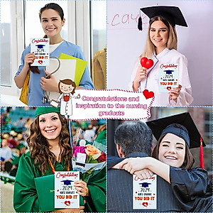WhatSign Nurse Graduation Cards 2024 Nursing School Graduation Cards School Nurse Graduation Gifts Nursing Graduation Gifts for Her New Nurses Medical Graduation Nurses Cards for RN Midwife Nicu Nurse