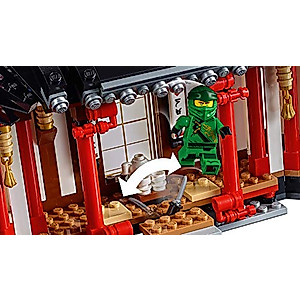 LEGO NINJAGO Legacy Monastery of Spinjitzu 70670 Battle Toy Building Kit Includes Ninja Toy Weapons and Training Equipment for Creative Play (1,070 Pieces)