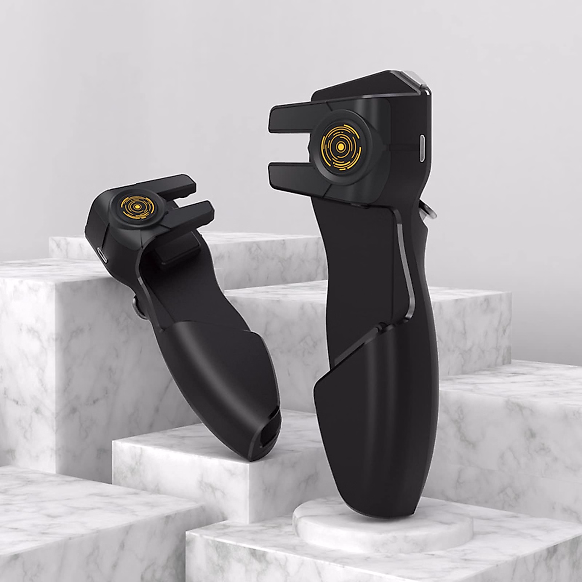 HUAYUWA Tablet Game Joystick Trigger Handle 6 Finger L1R1 Shooter Fire Aim Button Controller Fits for iPad Android Tablet PUBG Game Accessories