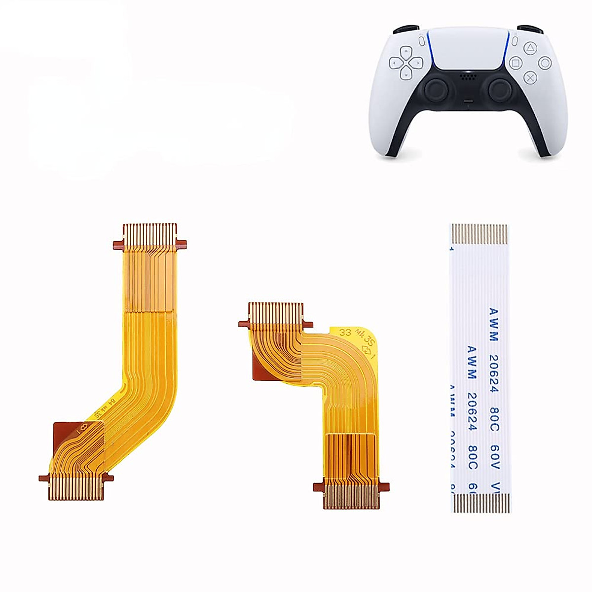 IFEEHE R2 L2 L1 R1 Replacement Trigger Flex Cable Cable 18Pin Touch Ribbon for PS5 Controller