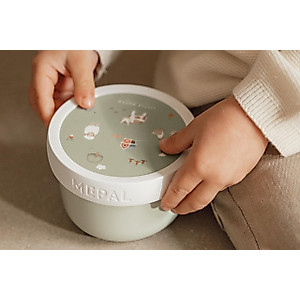Mepal - Fruitbox Campus - Snack box for kids - Dishwasher and microwave safe - BPA free - 300 ml - Leopard