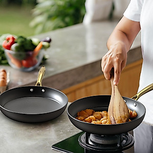 imarku Non Stick Frying Pans, 3 Pieces - 8 Inch, 10 Inch and 12 Inch Frying Pan, Professional Frying Pans Nonstick, Cast Iron Skillets, Nonstick Frying Pan with Stay Cool Handle, Christmas Gifts