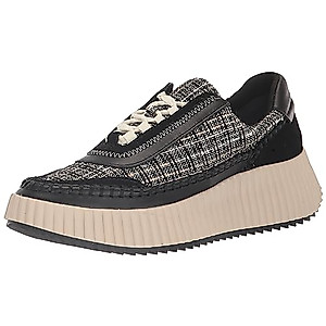 Dolce Vita Women's DOLEN Sneaker, Black Multi Woven, 7.5