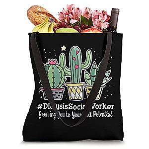 Cute Dialysis Social Worker Appreciation Week Back to School Tote Bag