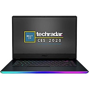 MSI GE66 Raider 10SGS-059 15.6-inch 240Hz Display Gaming Laptop, Intel Core i7-10750H, 32GB RAM, 1TB SSD, NVIDIA GeForce RTX2080 Super Max-Q 8GB GDDR6, Windows 10 Pro (Renewed)