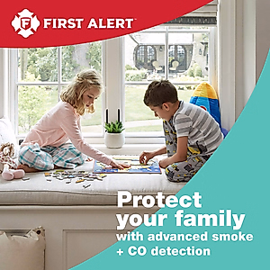 First Alert BRK SC9120B-12 Hardwired Smoke and Carbon Monoxide (CO) Detector with Battery Backup, 12-Pack