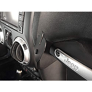 CHENDGE2 75WXST CB Radio Mic Mount Holder Passenger Grab Bar for Wrangler JK 2011-up