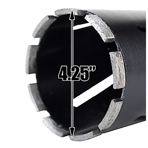 Steel Dragon Tools 4-1/4" (108 mm) x 6" Dry Diamond Masonry Core Drill Bit