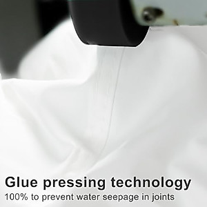 LOVE STORY Waterproof 10'x13' Triangle White Sun Shade Sail Cannoy UV Resistant for Outdoor Patio Garden Backyard