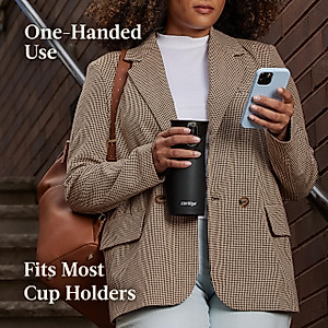 Contigo West Loop Beverage|Water Bottles, 16 Ounce (Single Pack), Licorice Metallic