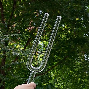 Quartz Crystal Tuning Forks B Crown Chakra Perfect Healing Musical Instrument Diametre 16mm