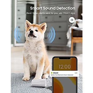 GNCC Pet Camera with Phone APP, Indoor Camera for Baby/Pet/Security(2 Pack), Wi-Fi Camera with Motion/Sound Detection, SD&Cloud Storage, 2-Way Audio, Horizontal Remote, Manual Up and Down