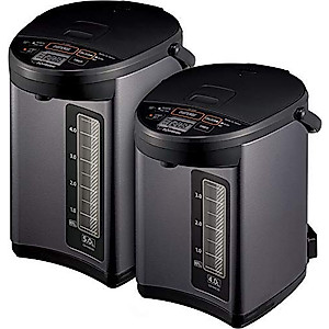 Zojirushi CD-NAC50BM Micom Water Boiler & Warmer, 5.0 Liter, Metallic Black