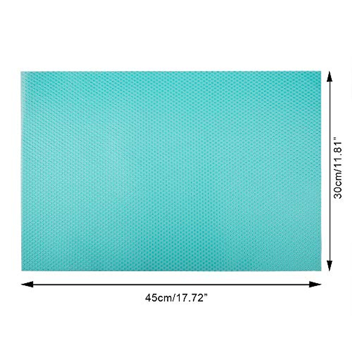 Sonku 8 Pcs Refrigerator Mats Shelf Liners, EVA Washable Can Be Cut Refrigerator Pads Fridge Mats Drawer Table Placemats Shelves Drawer Table Mats Size 17.72"x11.81",2 Pink/2 Green/2 Blue/2 Clear