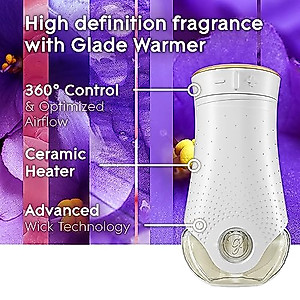 Glade PlugIns Refills Air Freshener, Scented and Essential Oils for Home and Bathroom, Rose & Bloom, 3.35 Fl Oz, 5 Count