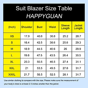 Black Blazer for Men Slim Fit Mens Sport Coat Two Button Solid Color Jacket Blazer Suit for Business Casual L