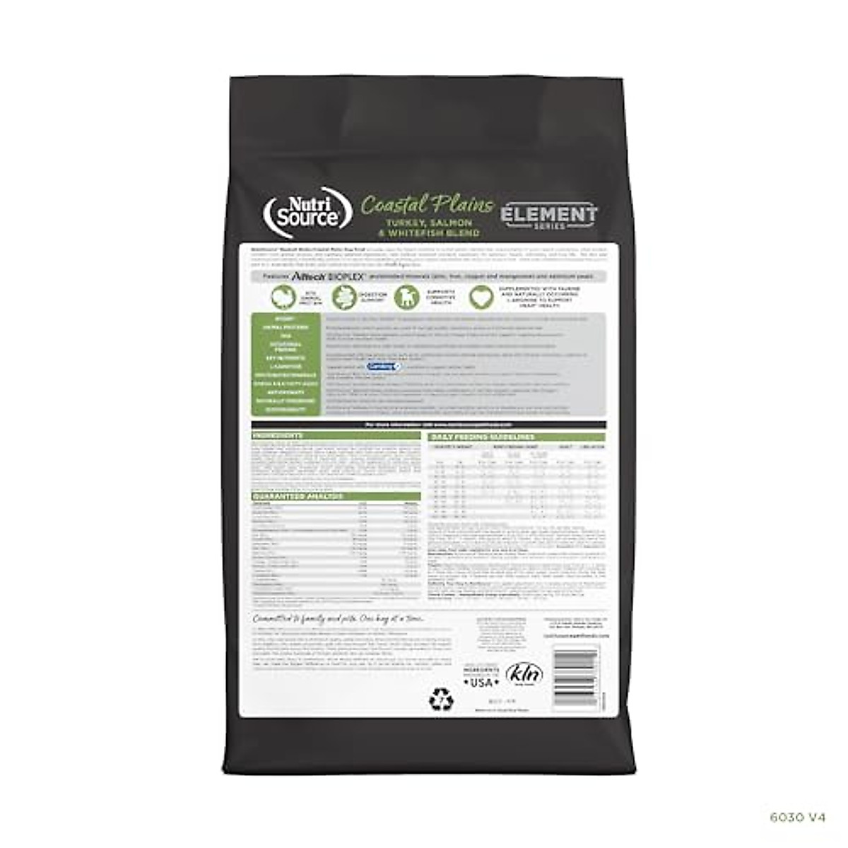 NutriSource Element Series Coastal Plains Dry Dog Food, Turkey, Salmon, and Whitefish, 24LB