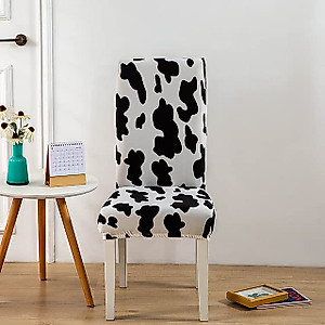 Removable Dining Chair Cover Seat Slipcover for Dining Room,Ceremony,Banquet Wedding Party HM32 4PCS