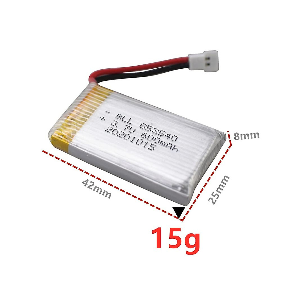 Accessories 5PCS 3.7V 600mAh Lipo Battery with 5 in 1 Charger for Syma X5C X5C-1 X5A X5 X5SC X5SW H5C V931 S5C S5W SS40 FQ36 T32 T5W H42 Remote Control Drone