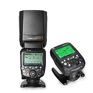 YONGNUO YN600EX-RT II Wireless Flash Speedlite with YN-E3-RT II TTL Flash Speedlite Wireless Transmitter for Canon