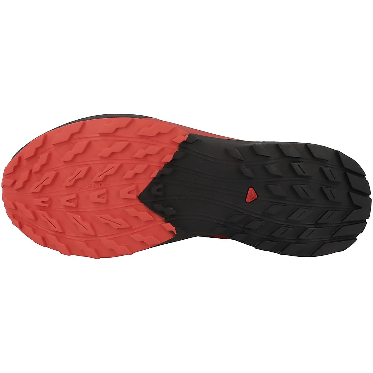Salomon Men's Sense Ride 5, Black Fiery Red Black, 9