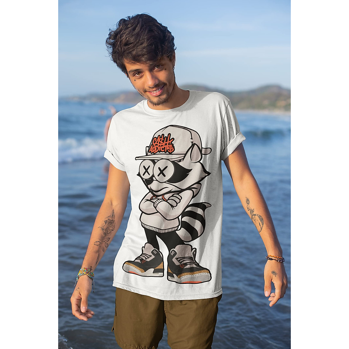 Jordan 3 Desert Elephant Retro Cash Addict Men's T Shirt to Match, Jordan 3s Desert Elephant Shirt to Match Gift