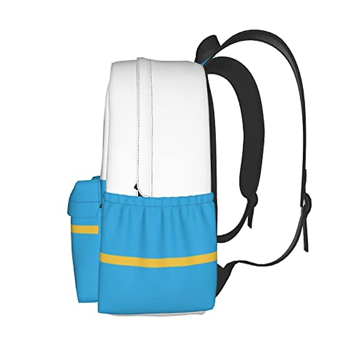 Cartoon Anime Backpack,3d Print Laptop Bag Large Casual Daypack Waterproof Backpacks For Travel Large Capacity Backpack，17 Inch (Blue)