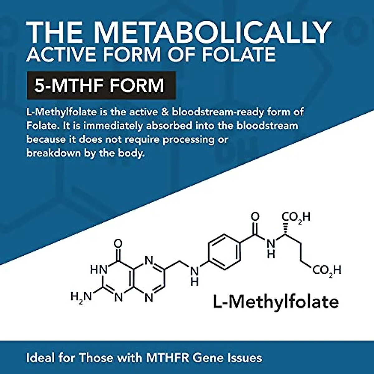 L Methyl Folate 15mg plus Methyl B12 Cofactor - Professional Strength, Active 5-MTHF Form - Supports Mood, Methylation, Cognition – Bioactive forms of Vitamin B9 & B12 (60 Capsules)