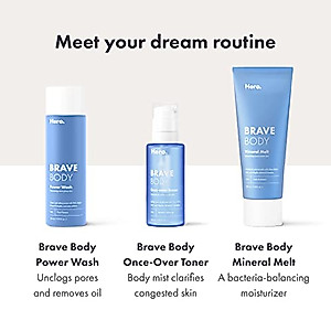 Brave Body Deep Scrub from Hero Cosmetics - Weekly Smoothing Body Scrub Visibly Renews and Smooths for Glowing Skin with Dissolving Sugar - Not Harsh or Abrasive (160ml, 3.4 Fl. Oz.)