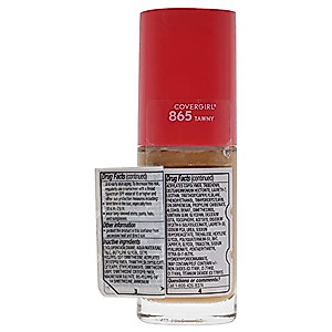 Covergirl Outlast Extreme Wear 3-in-1 Full Coverage Liquid Foundation, SPF 18 Sunscreen, Tawny, 1 Fl. Oz.