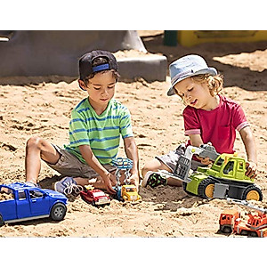 Driven by Battat – Midrange – 17" Telehandler Forklift Toy – Construction Truck Toy with Extandable Crane Arm & More – Lights & Sounds – Car Toy Gift for Boys & Girls Age 3+