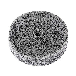COMOK 8Inch 203mm Dia 180# Grit Nylon Fiber Polishing Buffing Wheel, Dark Gray