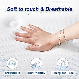 Slecofom 12 Inch King Size Mattress, Firm King Mattress in a Box,Memroy Foam Hybrid Mattress with Individually Pocket Coils Springs for Motion Isolation,Edge Support, Sleep Firm Feel/Fiberglass-Free