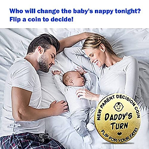 Neatbuddy Funny New Mom Gifts for Women,Pregnancy Gifts for First Time Moms,New Dad Gifts,New Baby Gift for New Parents to Be Birthday Gift (Gold)