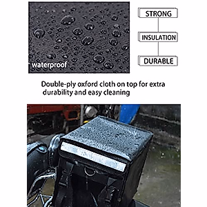 Nesthao Updated Professional Insulated Food Delivery Bag with Support Frame and Plastic Bottom Plate | Ideal for Uber Eats, Catering,Delivery Drivers, Doordash and more