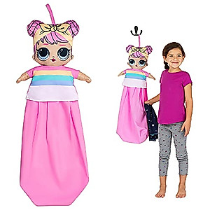 Franco Kids Room Laundry Plush Hanging Happy Hamper, One Size, LOL Surprise