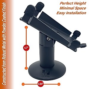 Hilipro Swivel Stand for Dejavoo Z8 & Z11 Credit Card Payment Machine Terminal - Complete Pos Kit - Dejavoo Point of Sale Stand