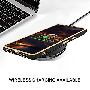 BENTOBEN Google Pixel 7 Protective Case, Heart Plating, TPU, Lightweight, Flexible, Non-Slip, Shockproof, 6.3 Inch, Black