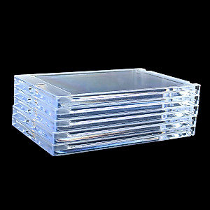 WINTRA 5 Count 35pt Magnetic Card Holder Cases, Magnet Closure Card Protectors for Standard Trading Cards and Regular Sports Cards